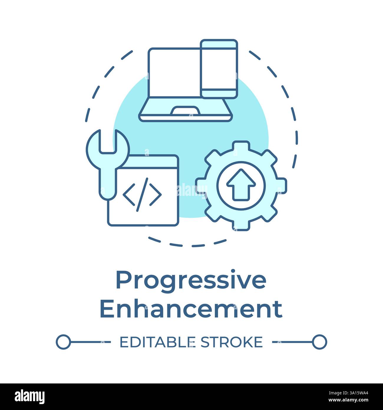 Progressive web apps Stock Vector Images - Alamy