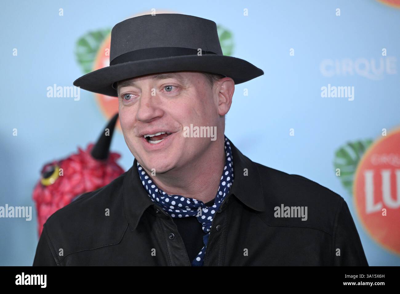 New York, USA. 06th Mar, 2025. Brendan Fraser attends Cirque Du Soleil ...