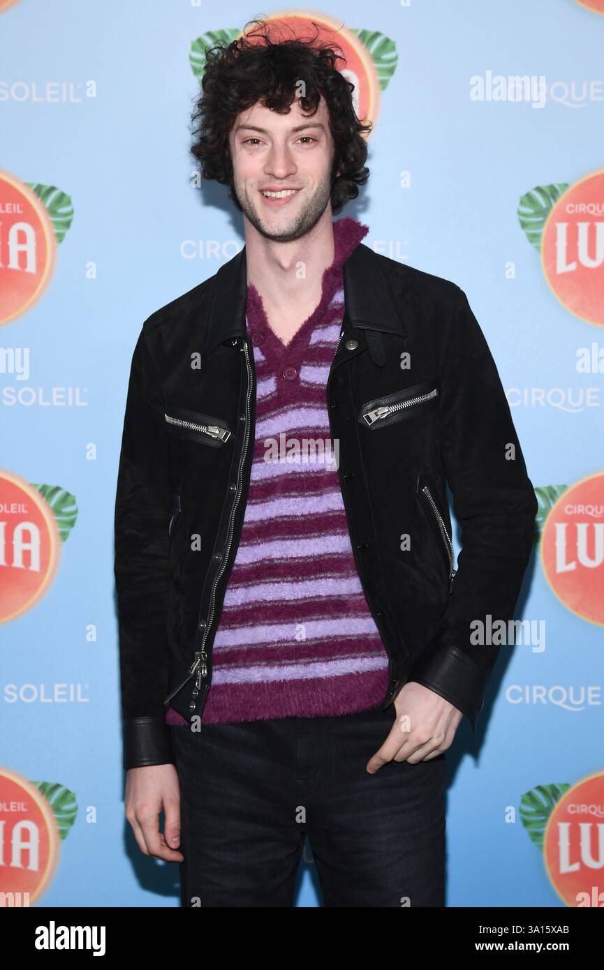 New York, USA. 06th Mar, 2025. Dominic Sessa attends Cirque Du Soleil's ...