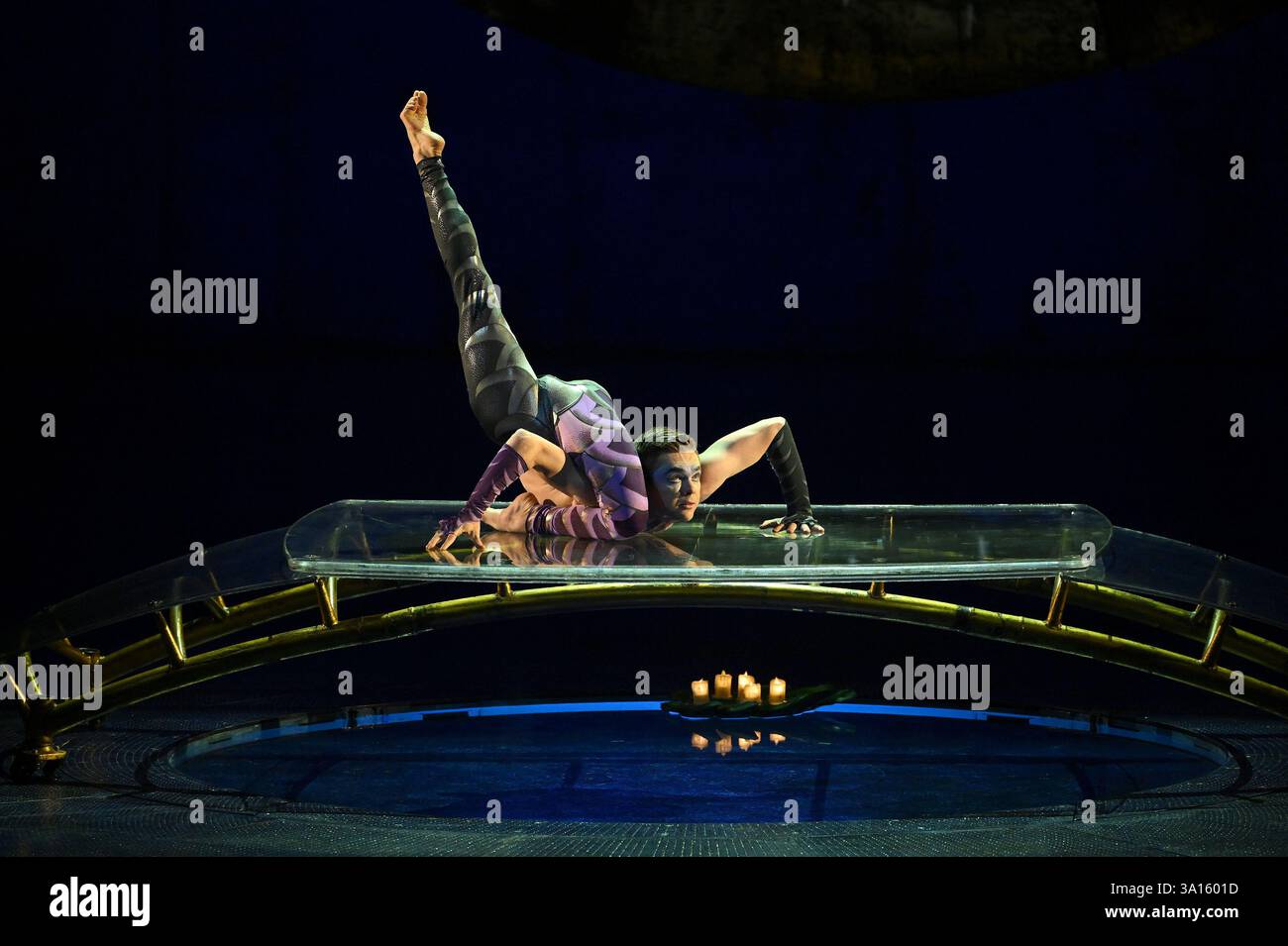 New York, USA. 06th Mar, 2025. A contortionist performs during Cirque ...