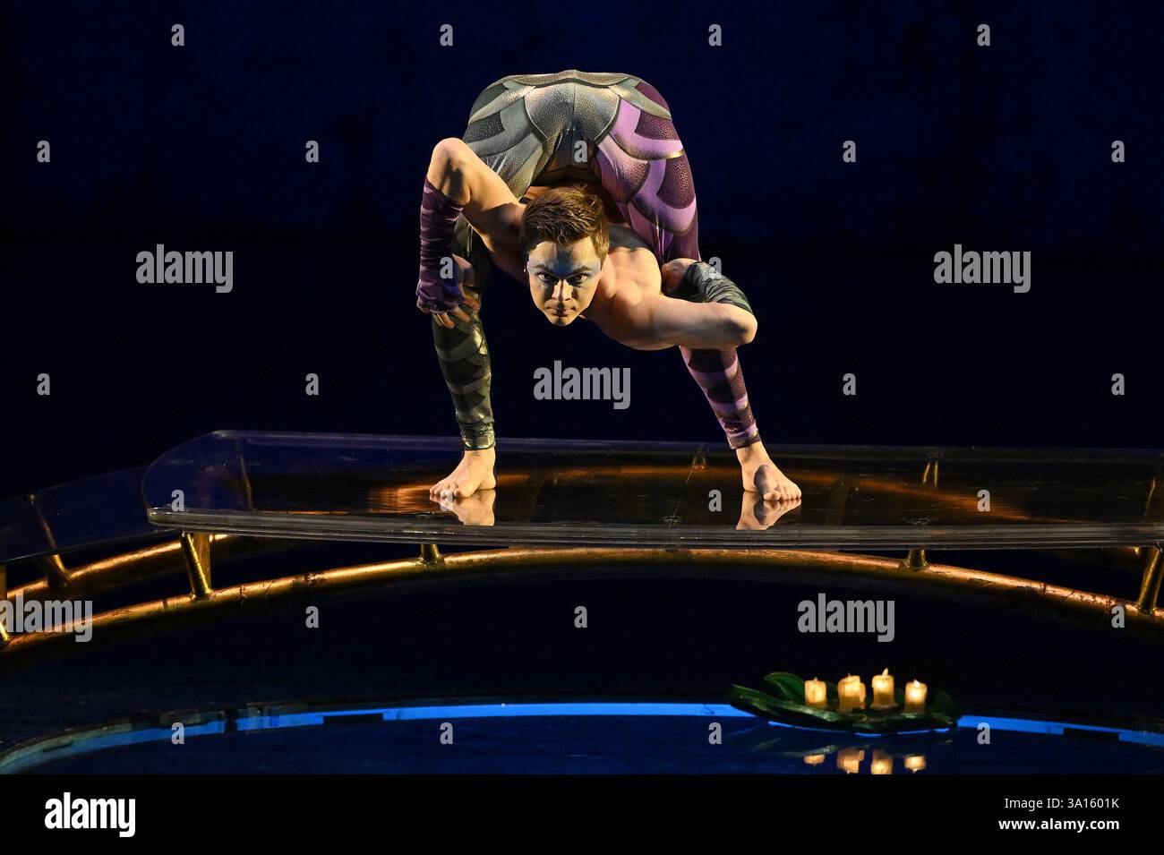 New York, USA. 06th Mar, 2025. A contortionist performs during Cirque ...