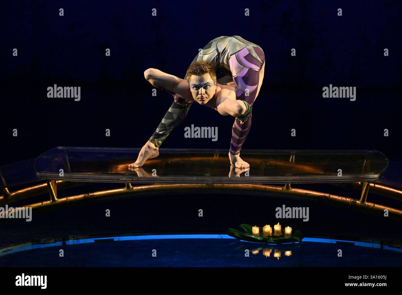 New York, USA. 06th Mar, 2025. A contortionist performs during Cirque ...