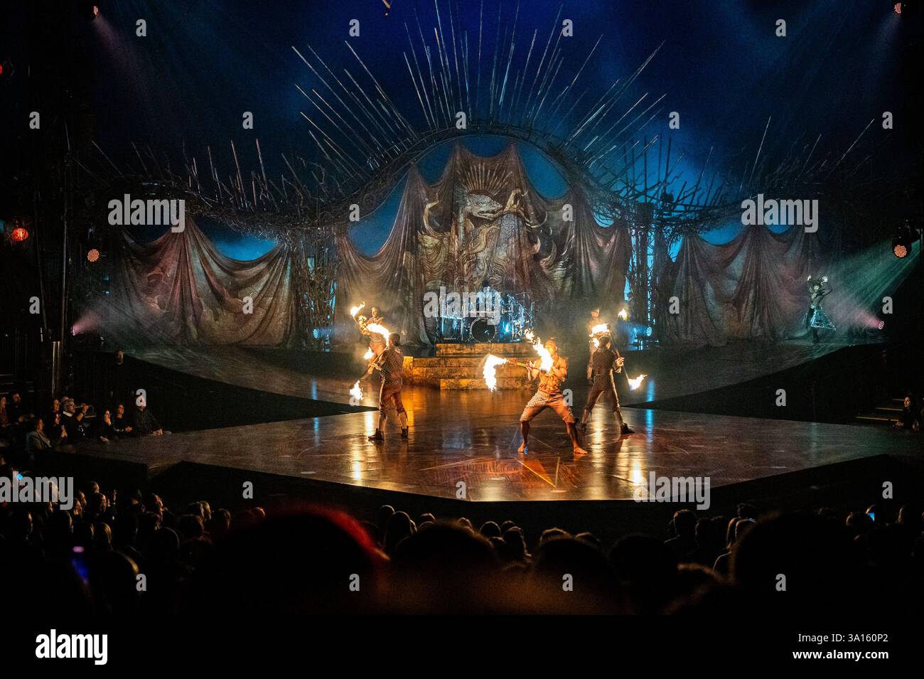 Rome, ITALY: Artists of the Cirque du Soleil perform during their new ...