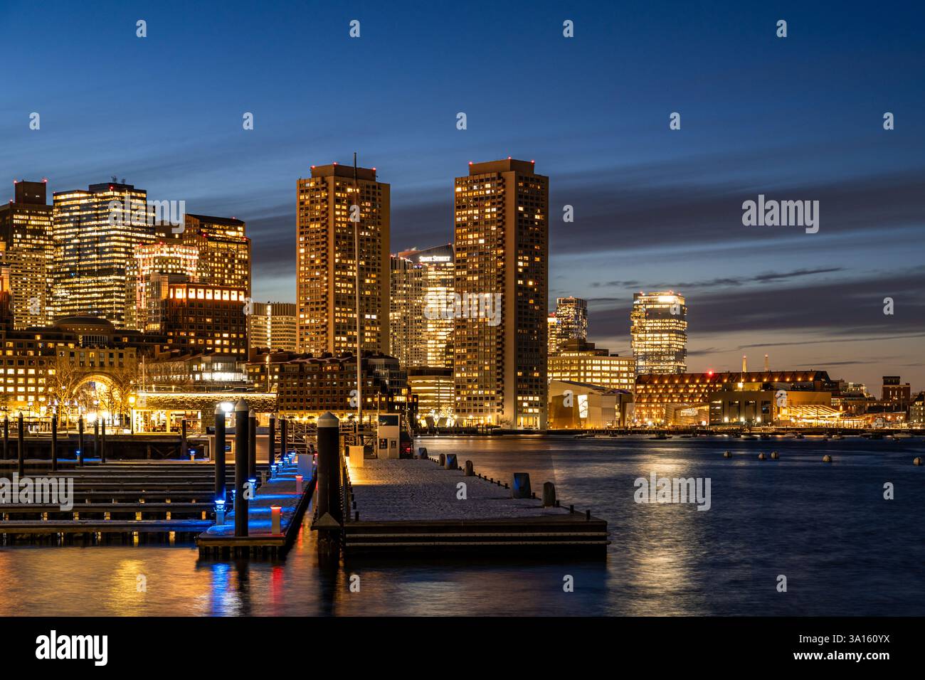 Boston, MA, USA - 12 February 2025 - View of Boston downtown ...