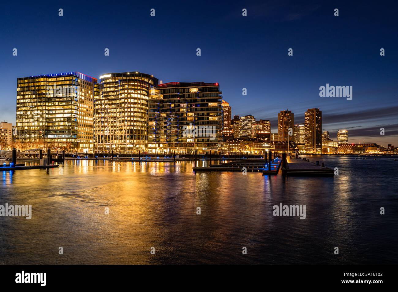 Boston, MA, USA - 12 February 2025 - View of Boston downtown ...