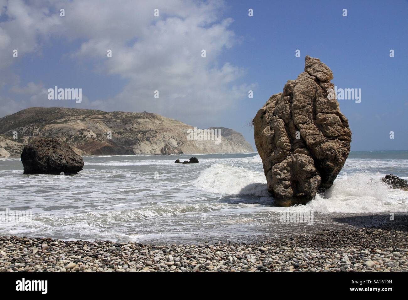 Aphrodite's rock, Paphos, Cyprus Stock Photo - Alamy