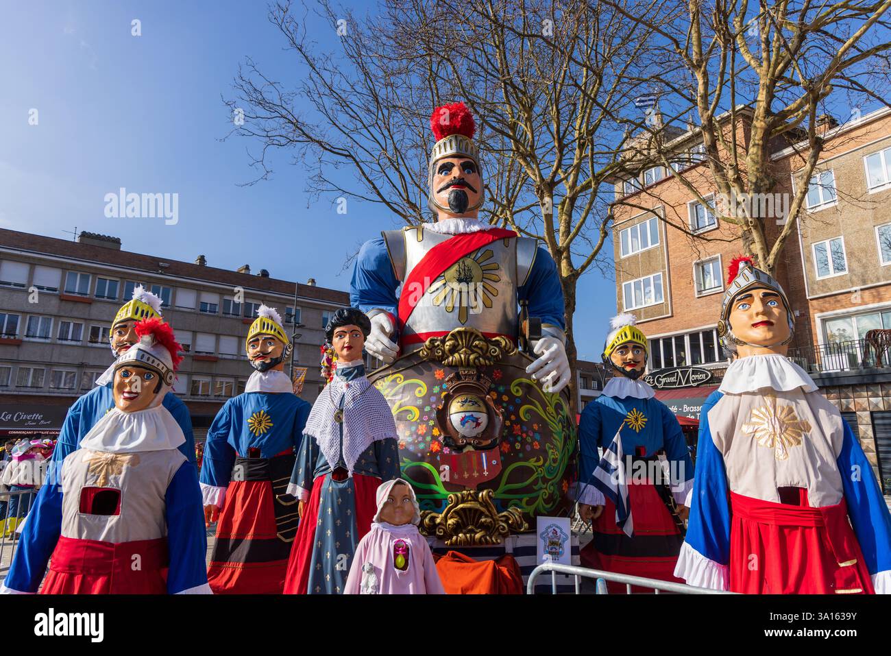 Dunkerque, France - March 11, 2025 : Parade of carnival-goers during ...