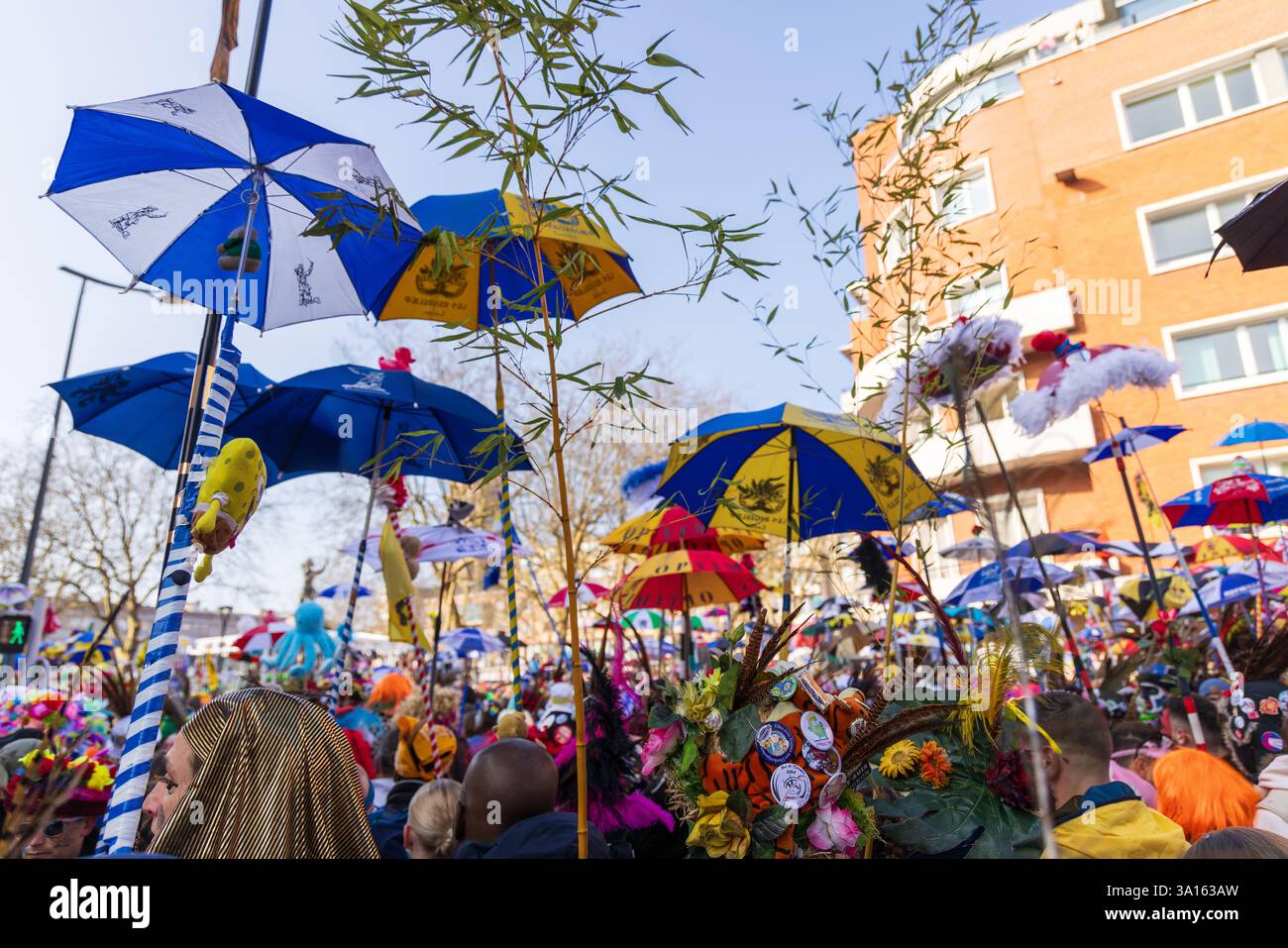 Dunkerque, France - March 11, 2025 : Parade of carnival-goers during ...