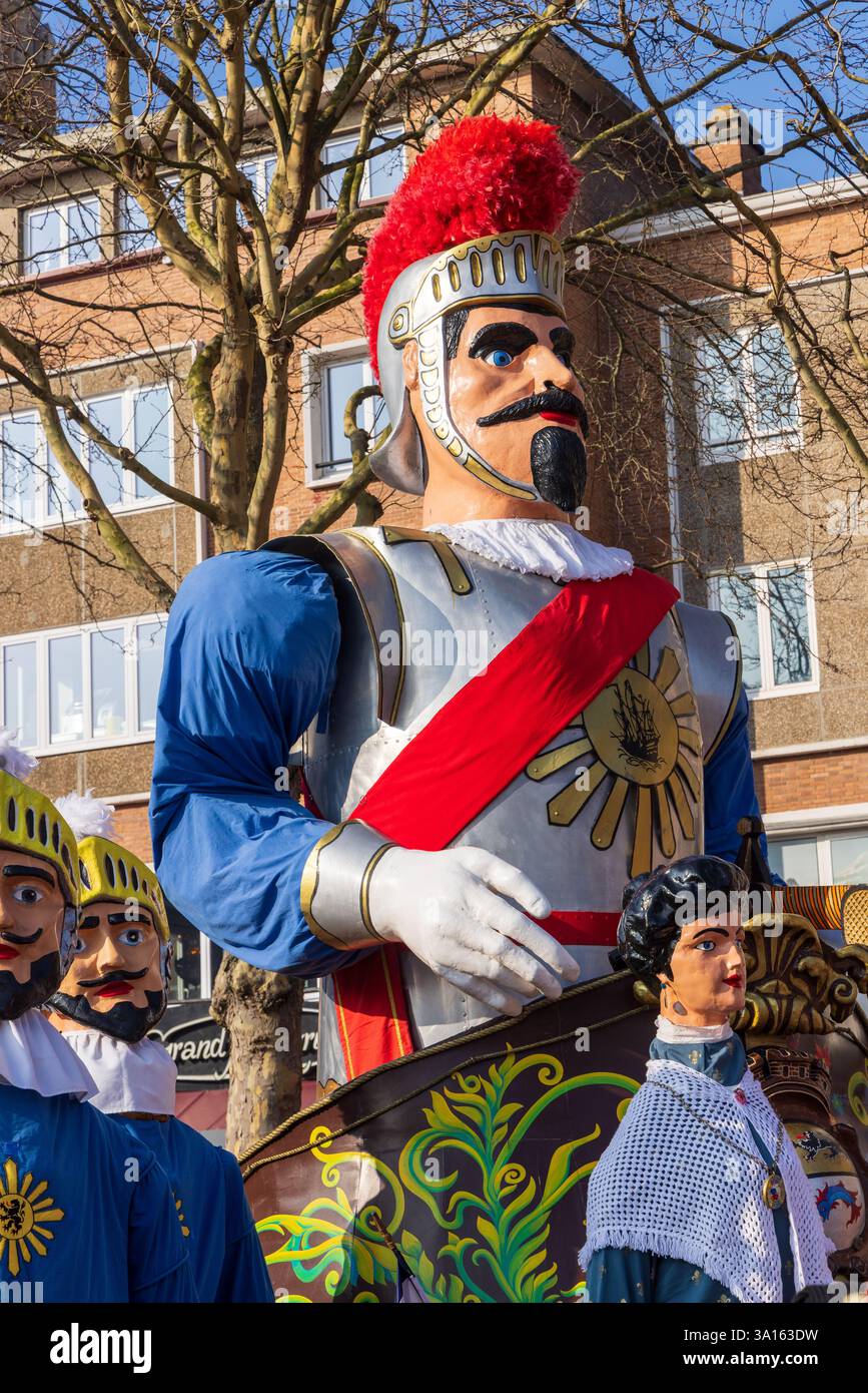 Dunkerque, France - March 11, 2025 : Parade of carnival-goers during ...