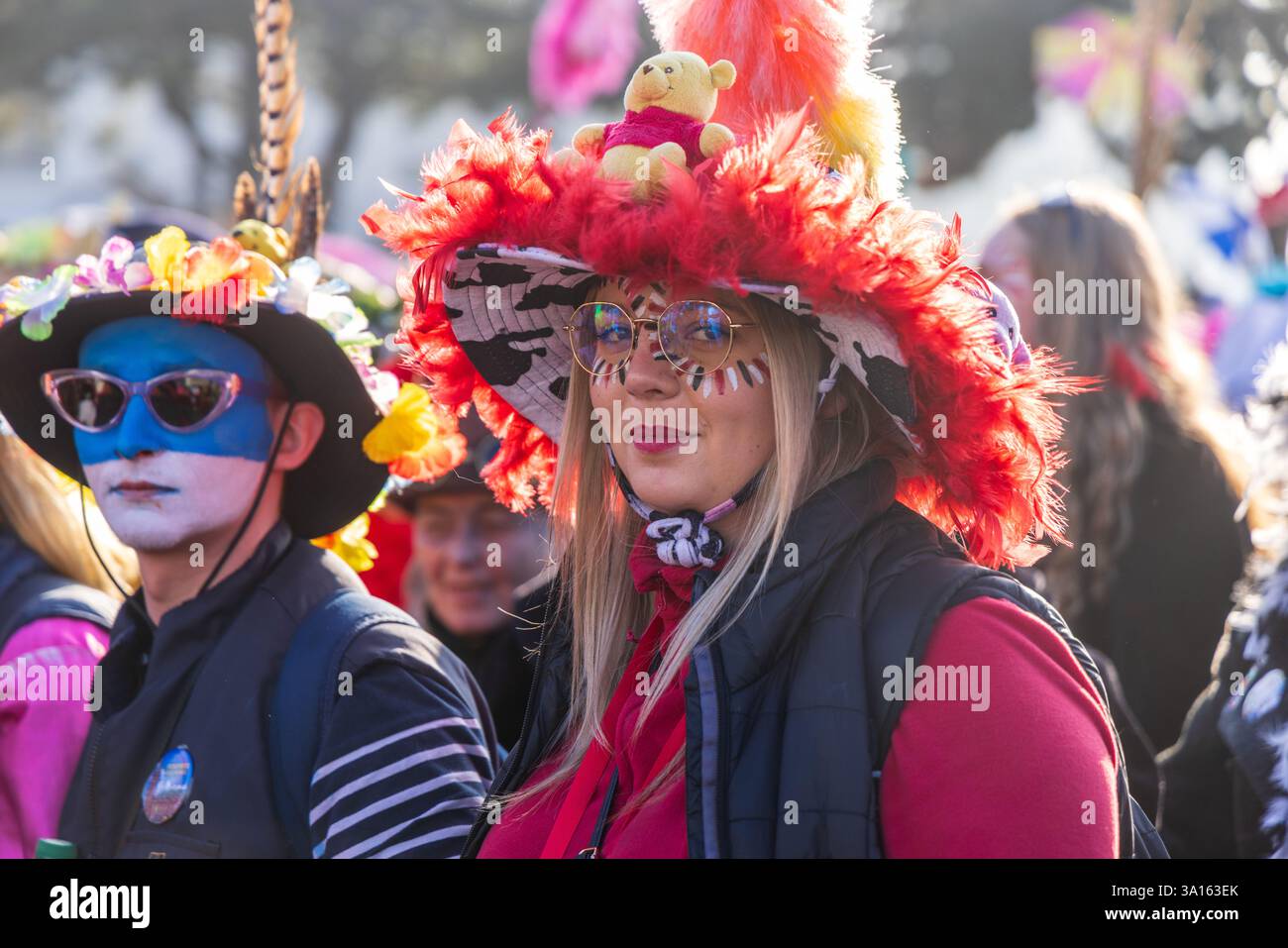 Dunkerque, France - March 11, 2025 : Parade of carnival-goers during ...