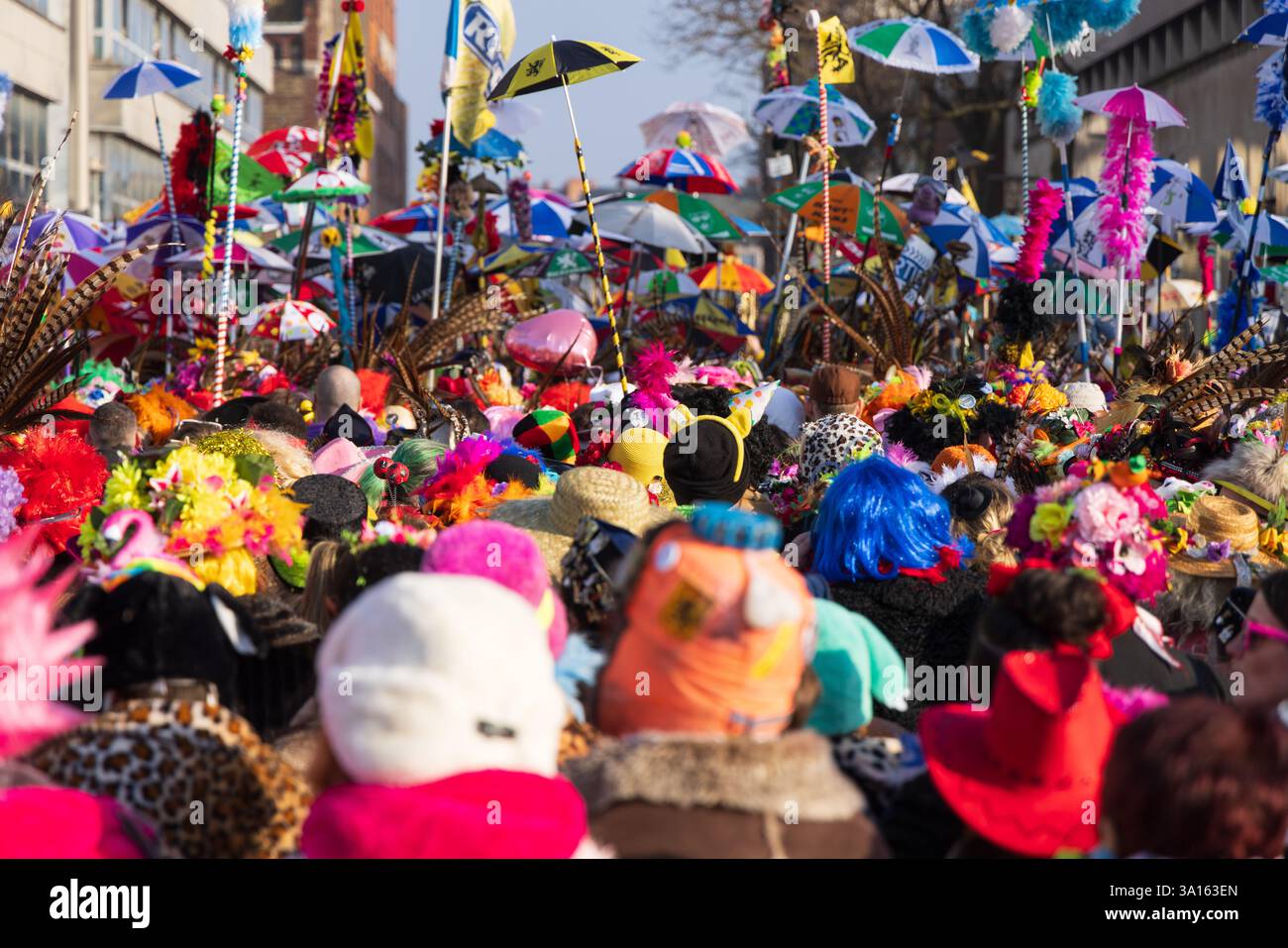 Dunkerque, France - March 11, 2025 : Parade of carnival-goers during ...