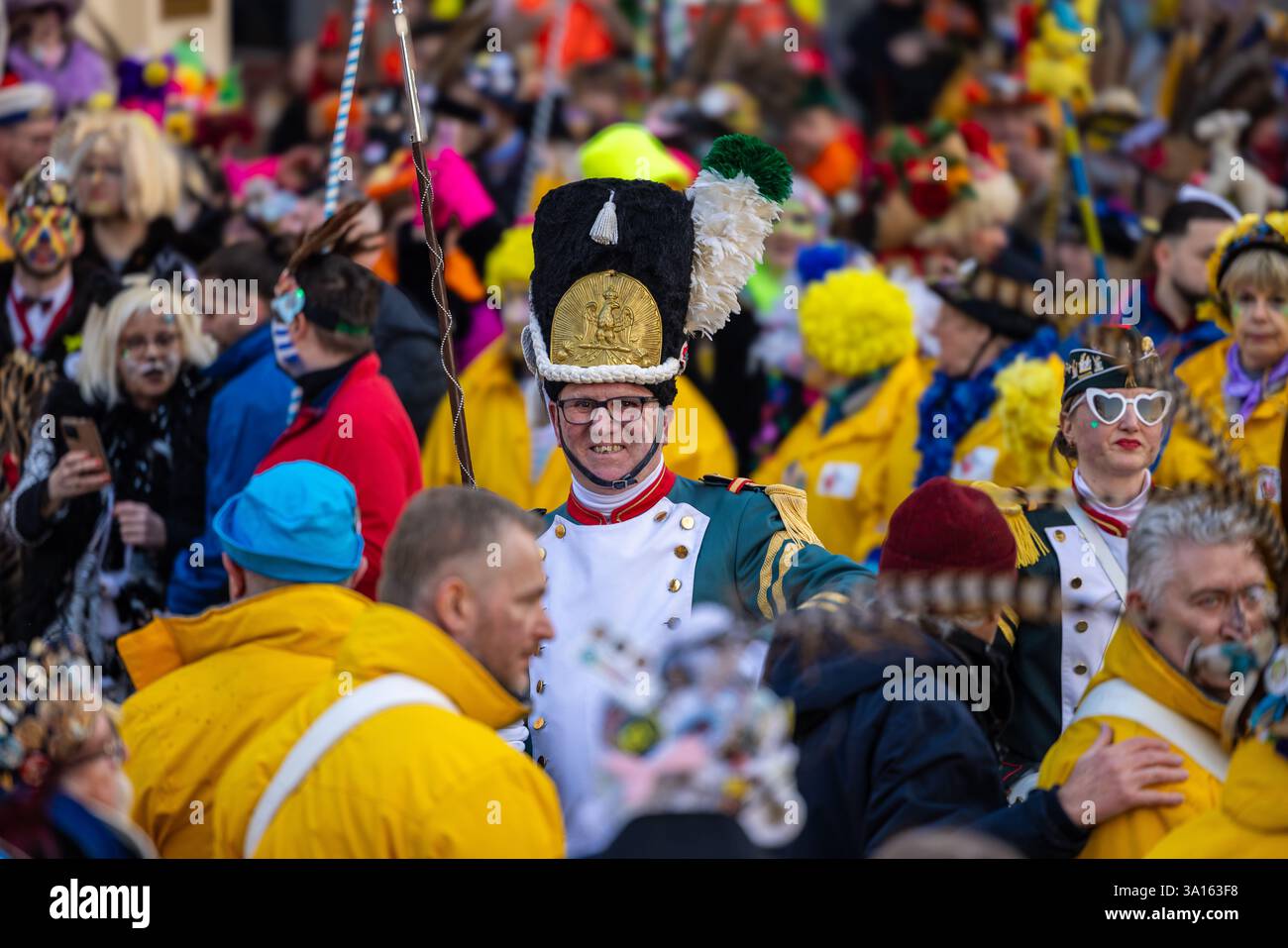 Dunkerque, France - March 11, 2025 : Parade of carnival-goers during ...