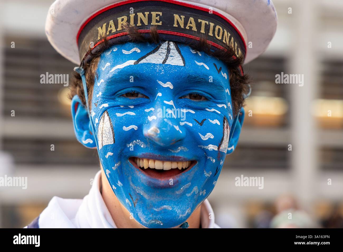 Dunkerque, France - March 11, 2025 : Parade of carnival-goers during ...