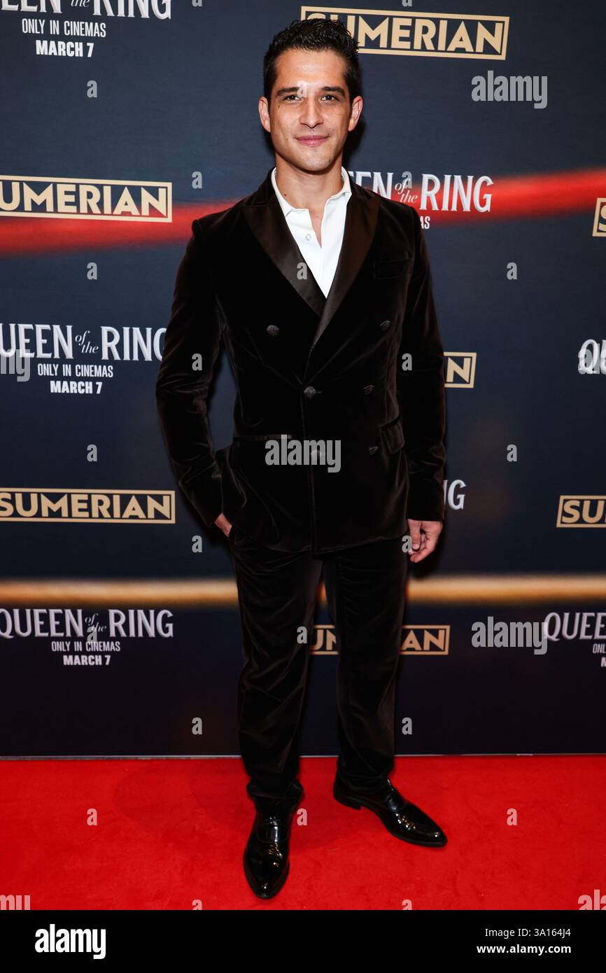 LOS ANGELES, CALIFORNIA, USA - MARCH 06: Tyler Posey arrives at the Los ...