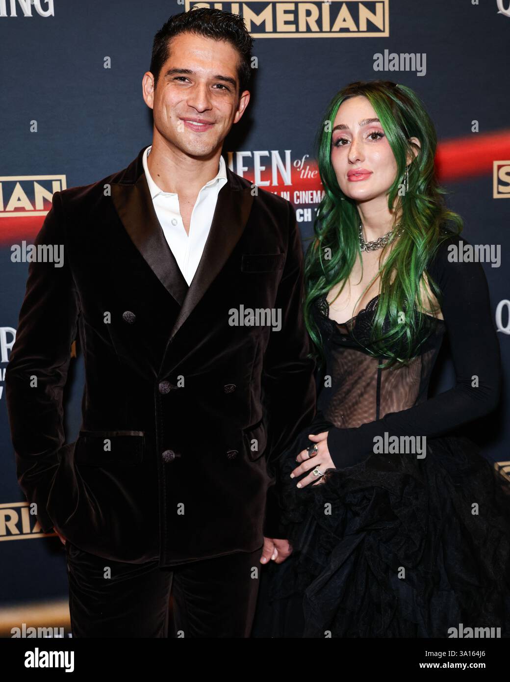 LOS ANGELES, CALIFORNIA, USA - MARCH 06: Tyler Posey and wife Phem ...