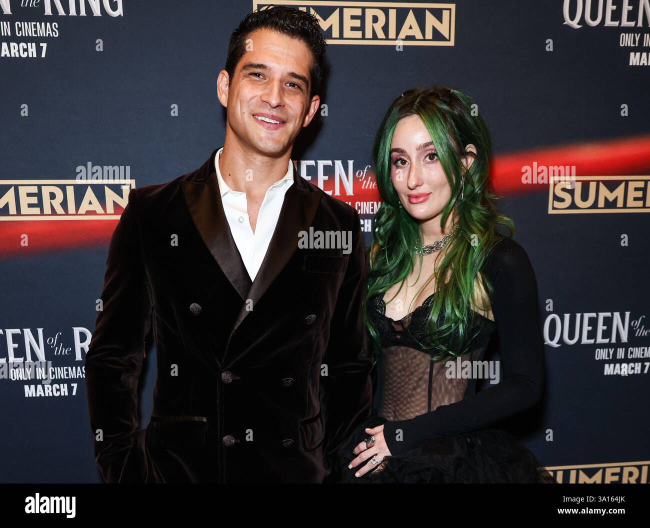 LOS ANGELES, CALIFORNIA, USA - MARCH 06: Tyler Posey and wife Phem ...