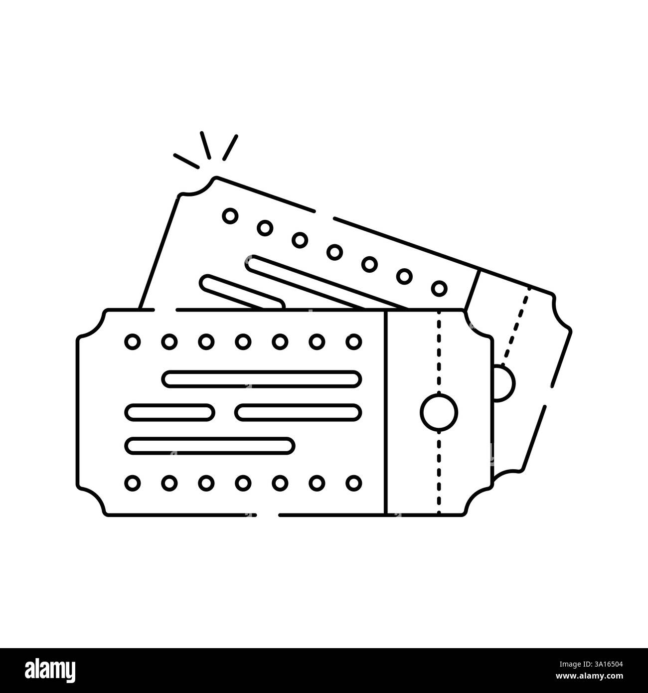 Travel tickets detailed illustration, ready to use vector Stock Vector ...