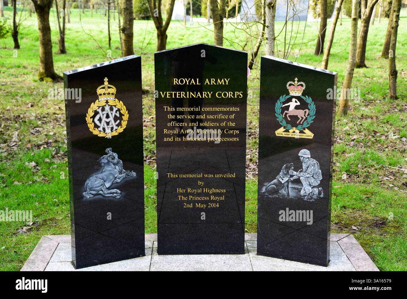 The Royal Army Veterinary Corps memorial at The National Memorial ...