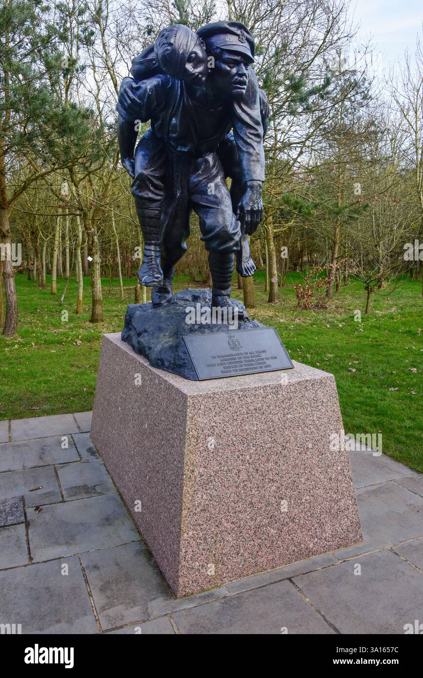 The Royal Army Medical Corps memorial at The National Memorial ...