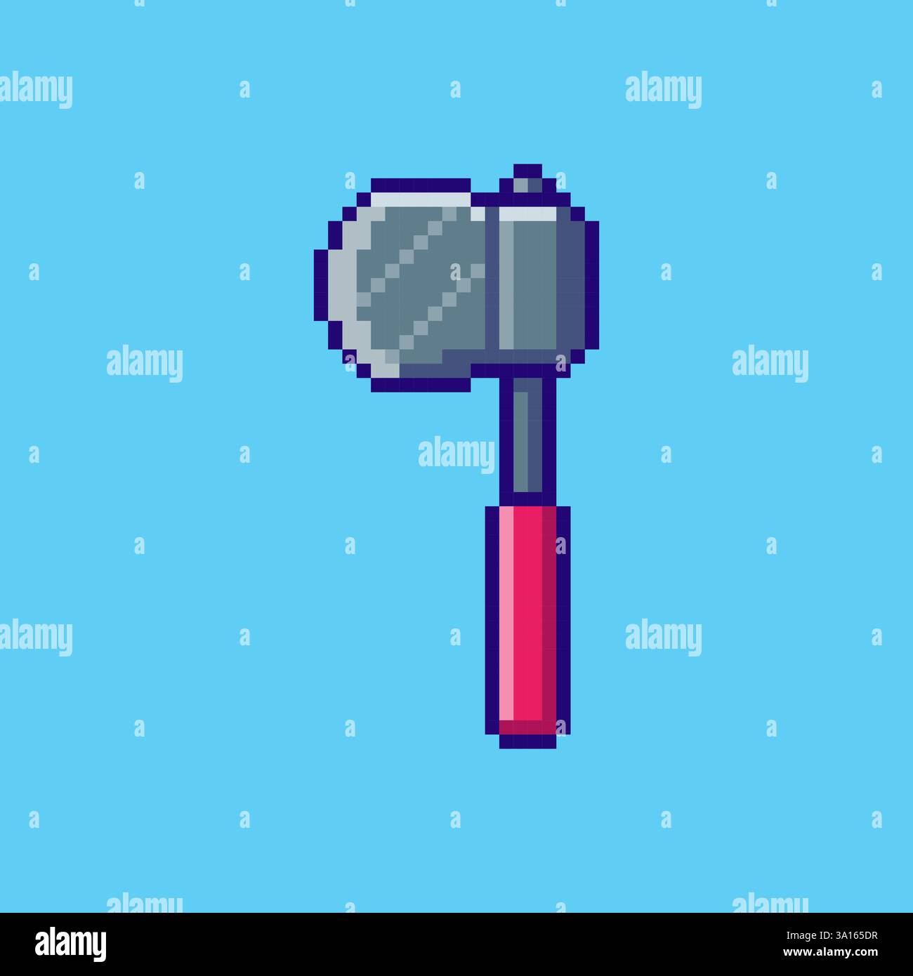 Pixel art Axe Tool game asset design Stock Vector Image & Art - Alamy