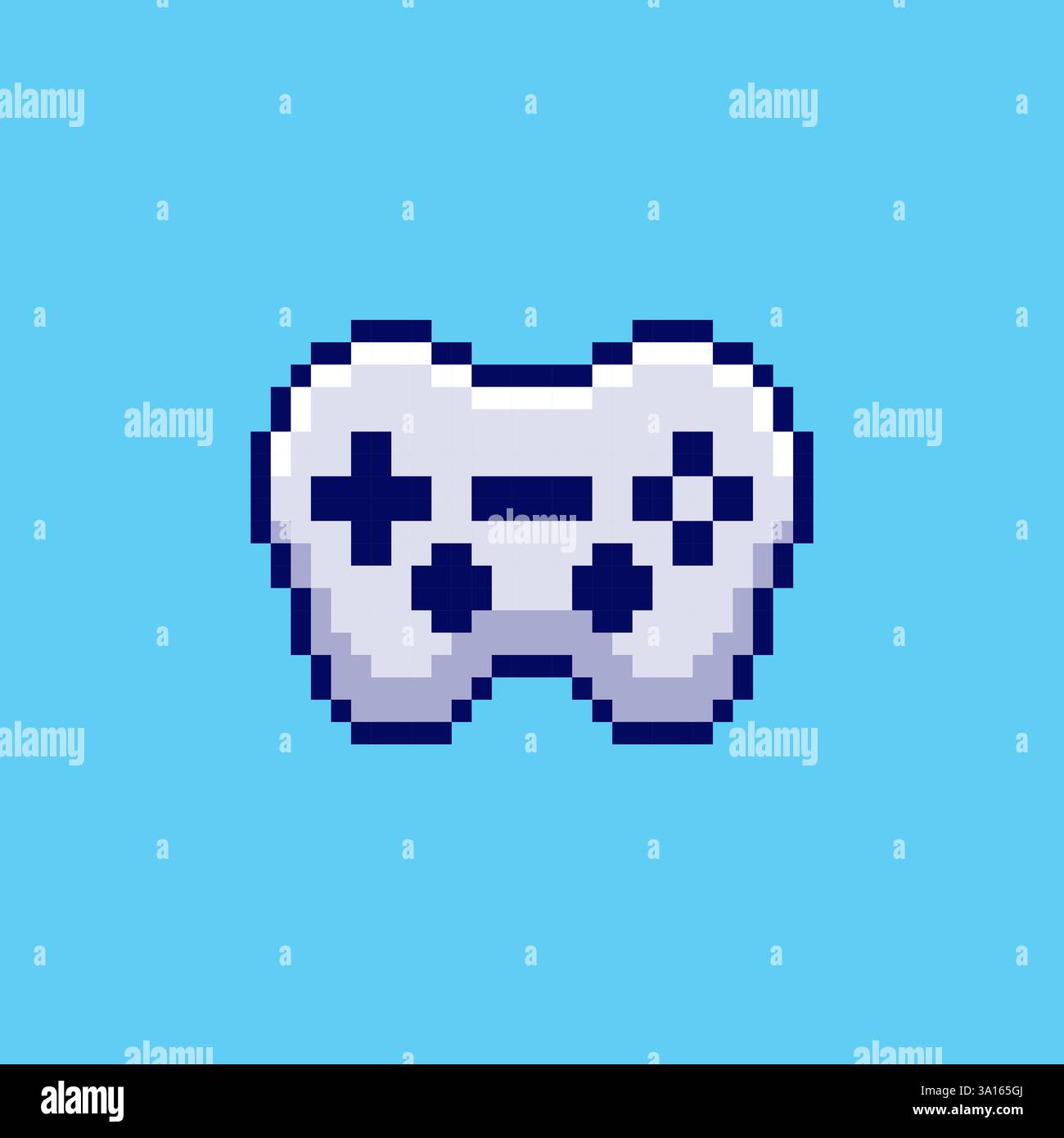 Pixel art Game Controller game asset design Stock Vector Image & Art ...