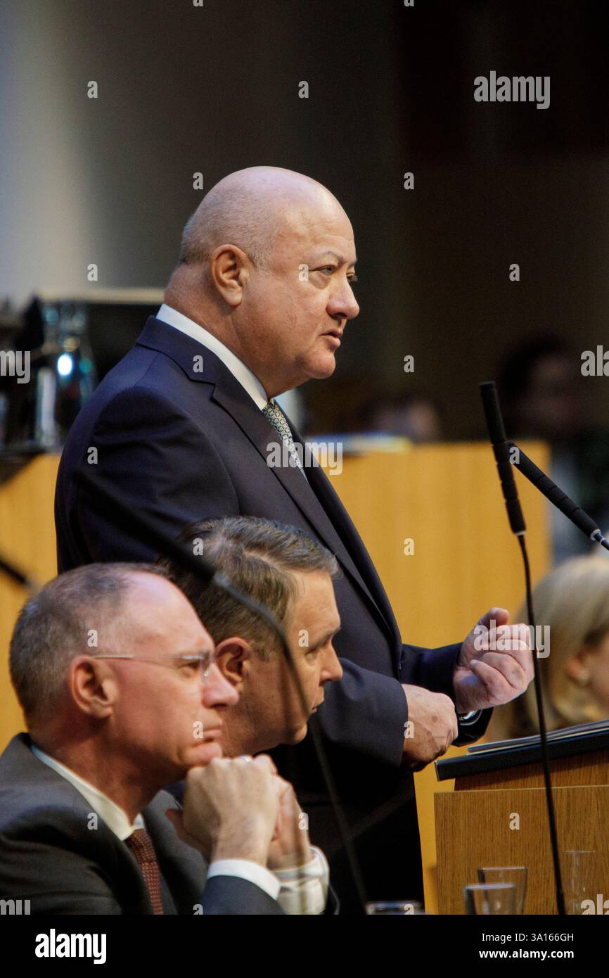 AUSTRIA; VIENNA; 20250307; Federal Chancellor Christian Stocker at the ...