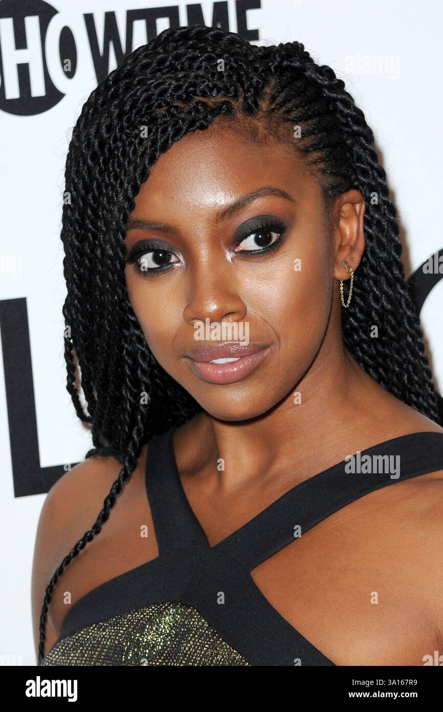 Condola Rashad attending the Showtime series premiere of 'Billions' at ...