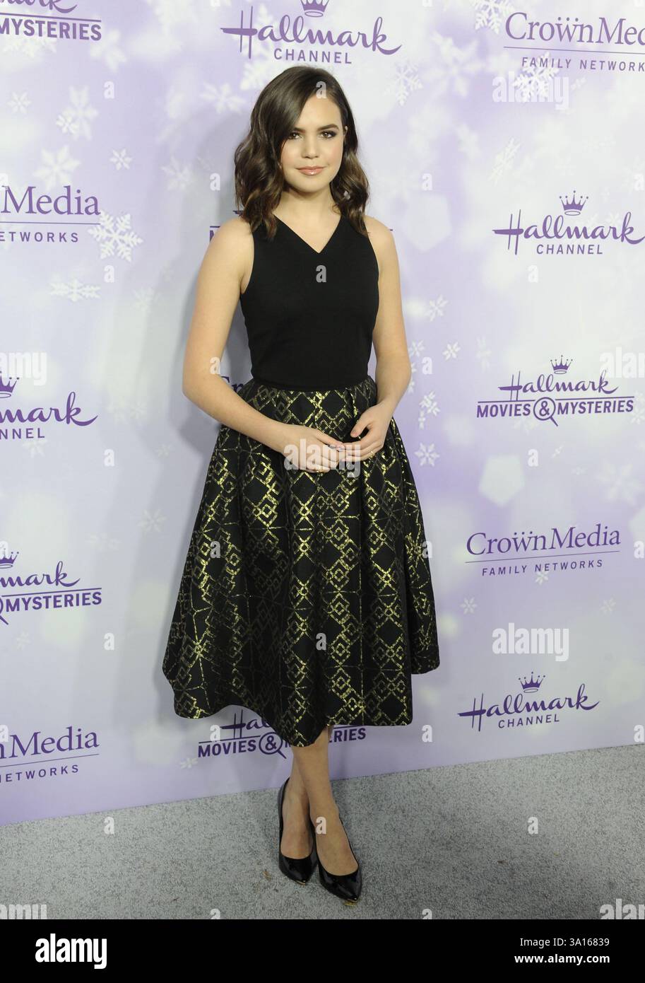 Bailee Madison arriving at the Hallmark Channel and Hallmark Movies and ...