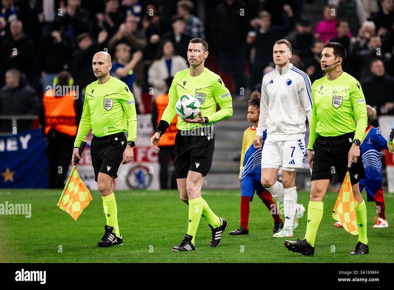 Copenhagen, Denmark. 06th Mar, 2025. Referee Georgi Kabakov seen during ...