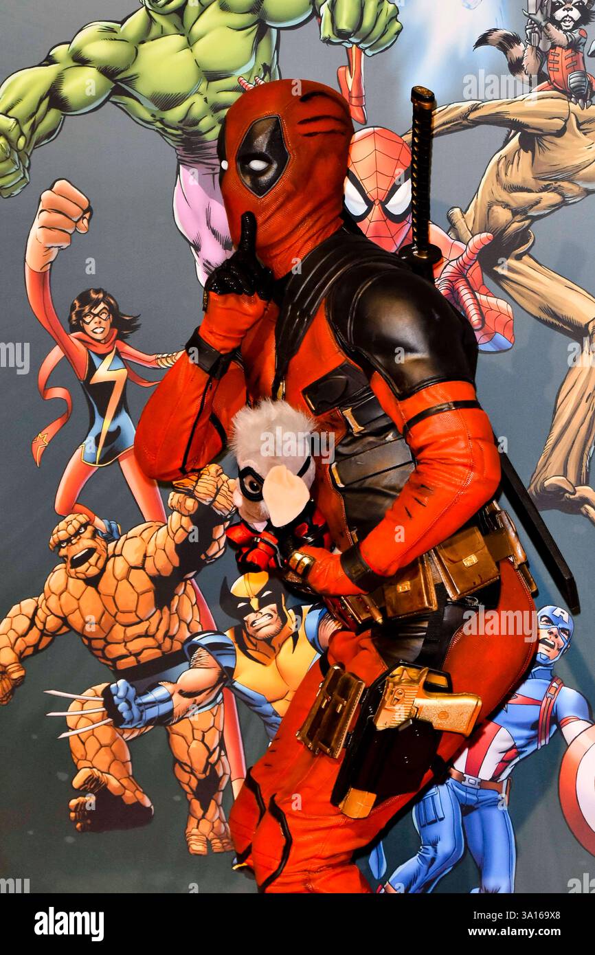 Marvel Superhelden des Comic auf dem Roten Teppich bei Marvel - Die ...