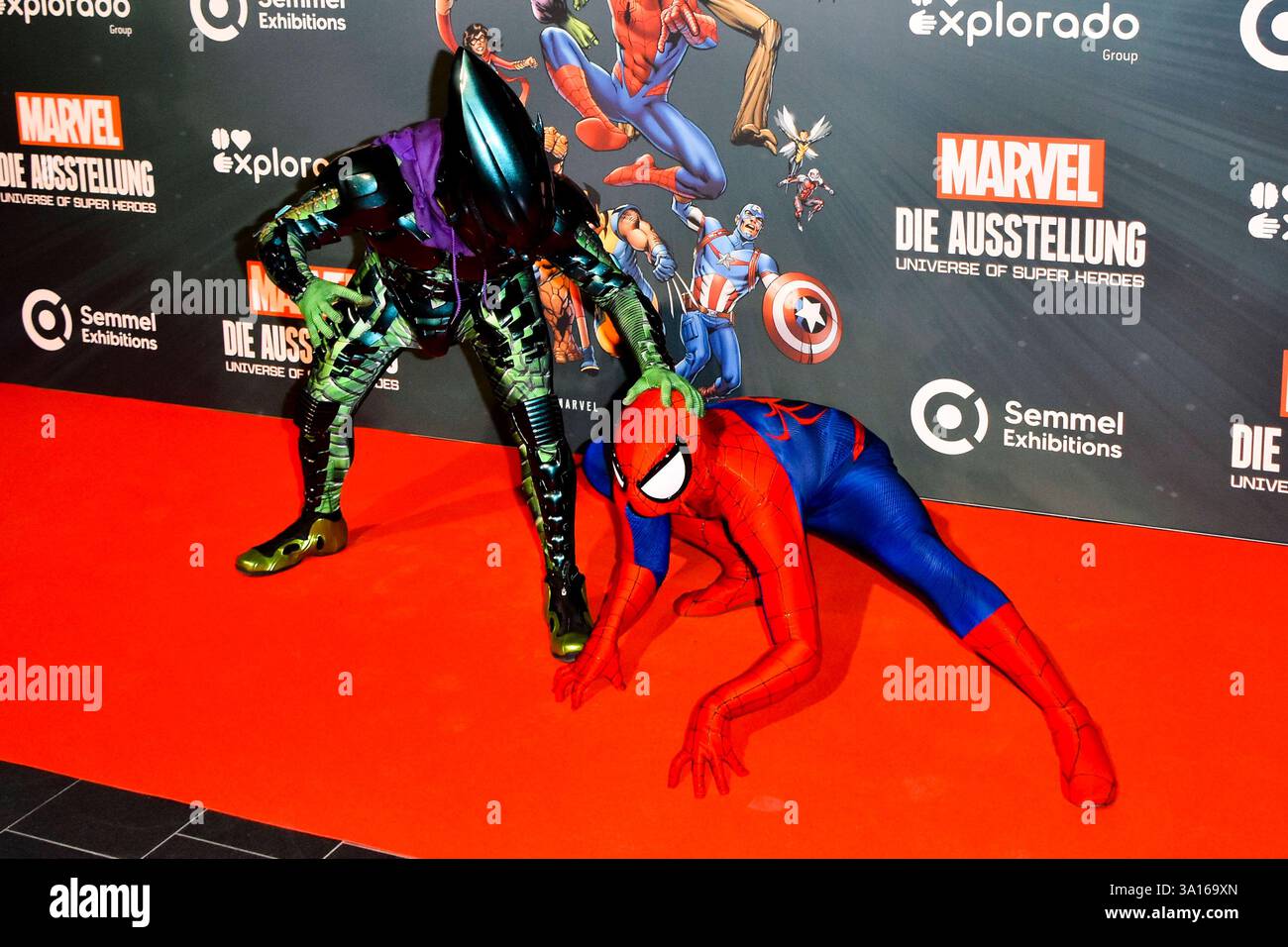 Marvel Superhelden des Comic auf dem Roten Teppich bei Marvel - Die ...