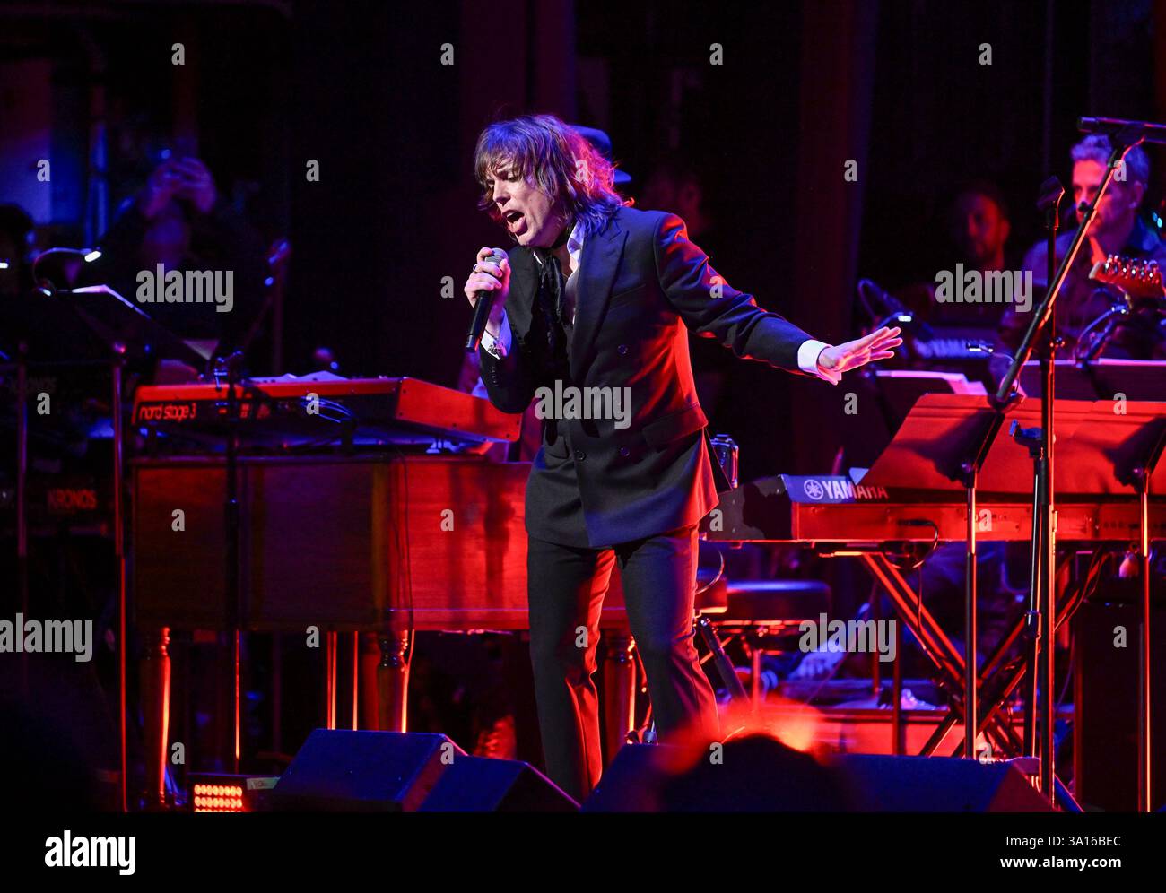 Luke Spiller performs at the 9th annual Love Rocks NYC concert ...