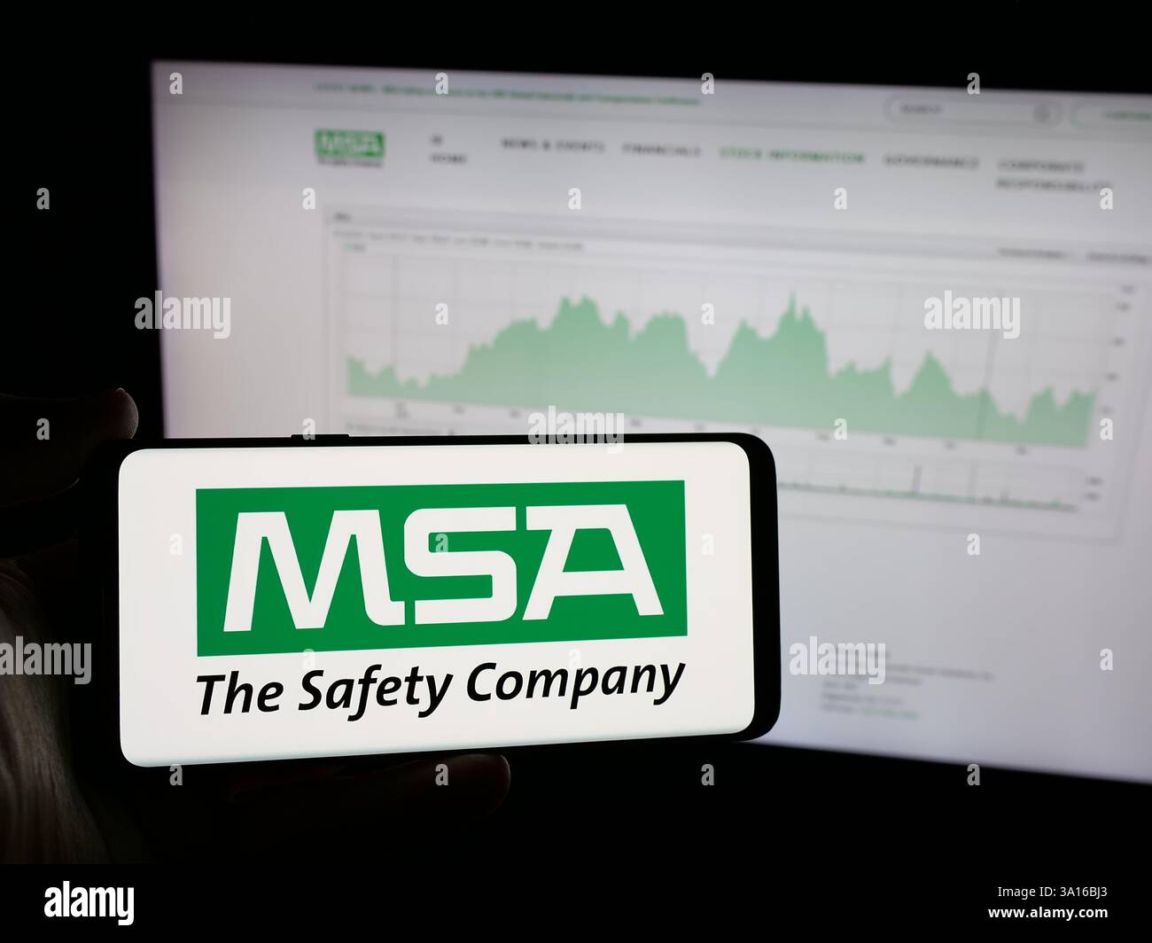 In this photo illustration, a person is holding a smartphone with the ...