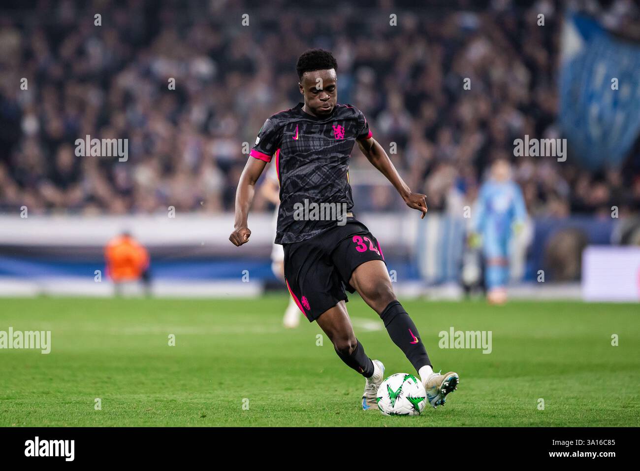 Copenhagen, Denmark. 06th Mar, 2025. Tyrique George (32)) of Chelsea FC ...