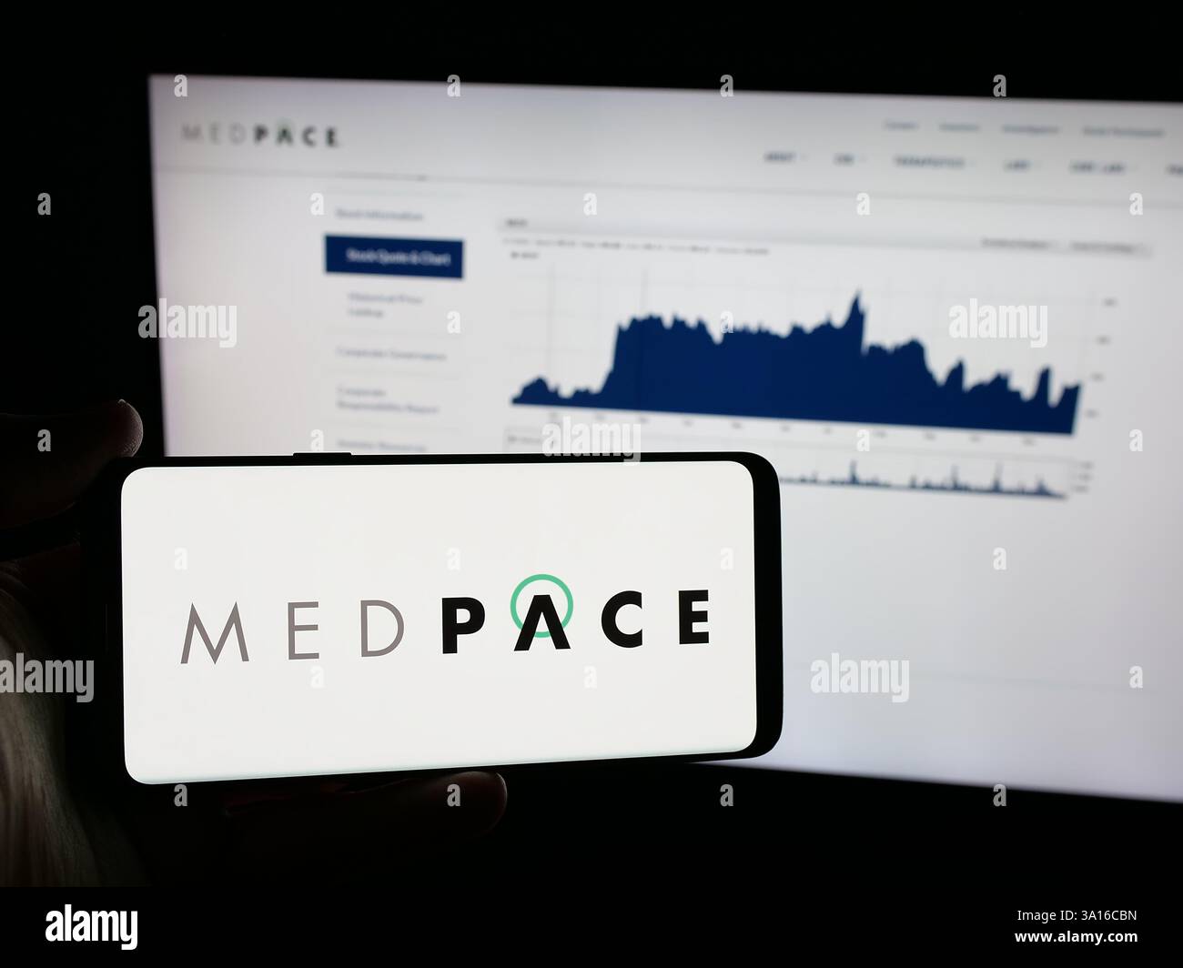Germany. 05th Dec, 2024. In this photo illustration, a person is ...