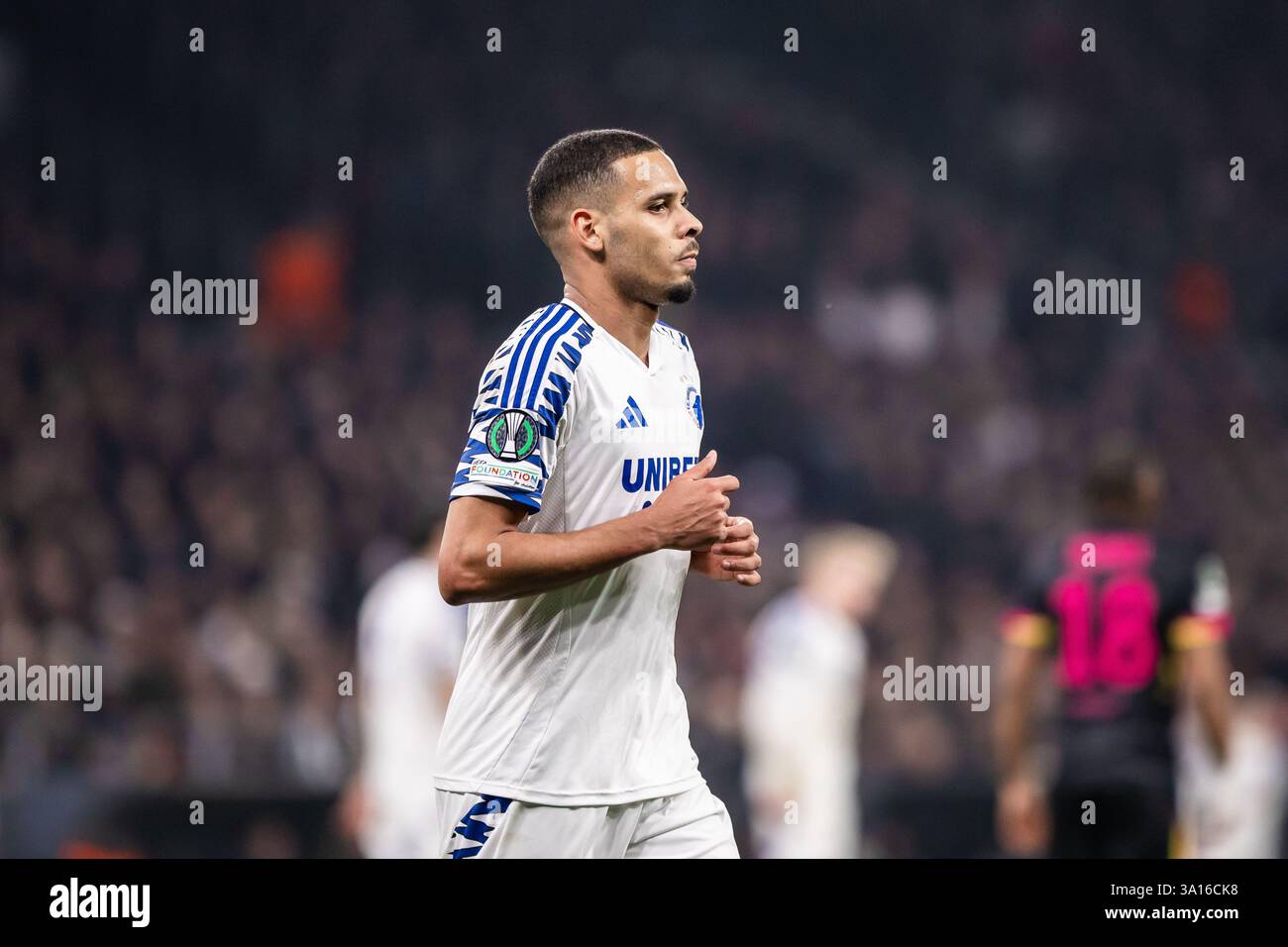 Copenhagen, Denmark. 06th, March 2025. Gabriel Pereira (5) of FC ...