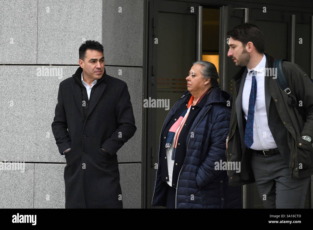 The administrator of the supplier Salamanca Fuel Center, Félix Aparicio ...