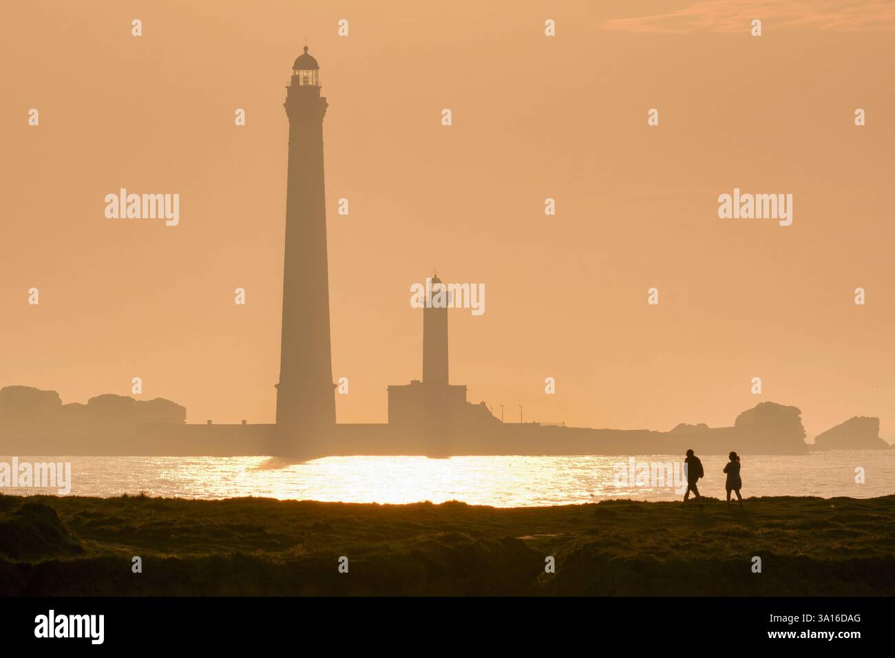France, Finistère, Abers Country (pays des Abers), Legendes Coast (cote ...