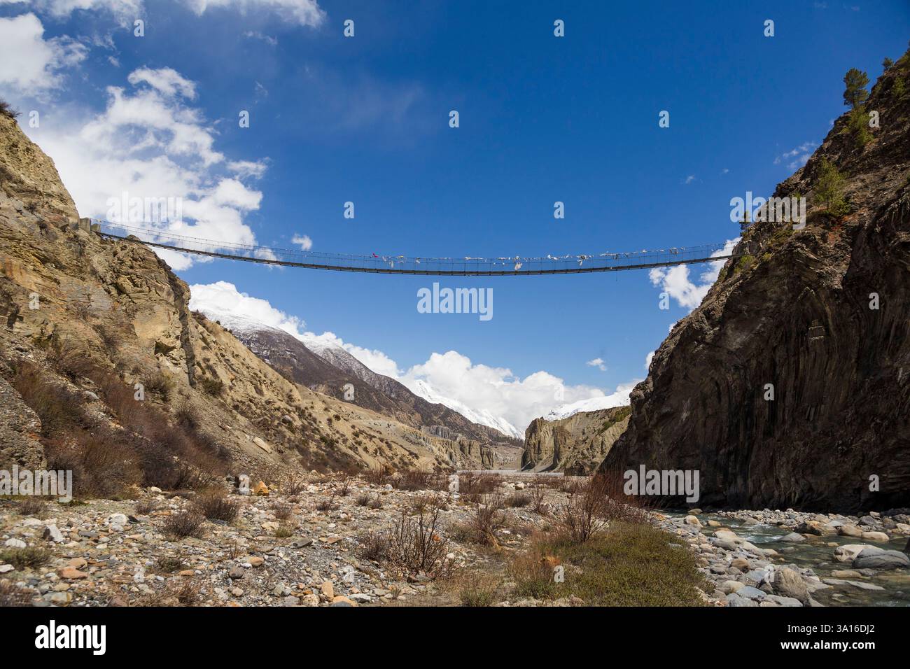 Nepal, Gandaki province, Annapurna Conservation Area, Annapurna Tower ...
