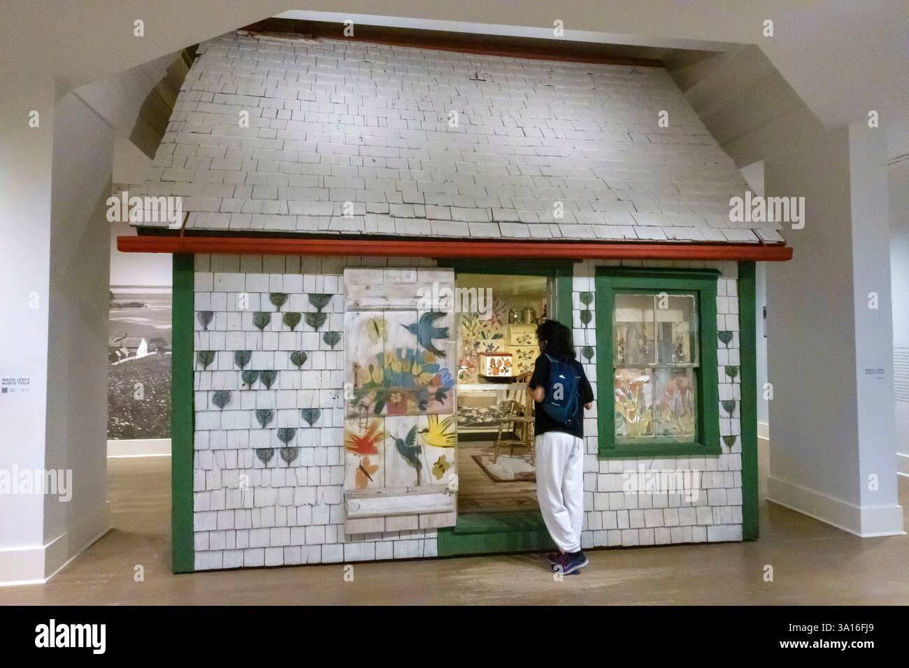 Canada, Nova Scotia province, Halifax, Maud Lewis Art Gallery, the home ...
