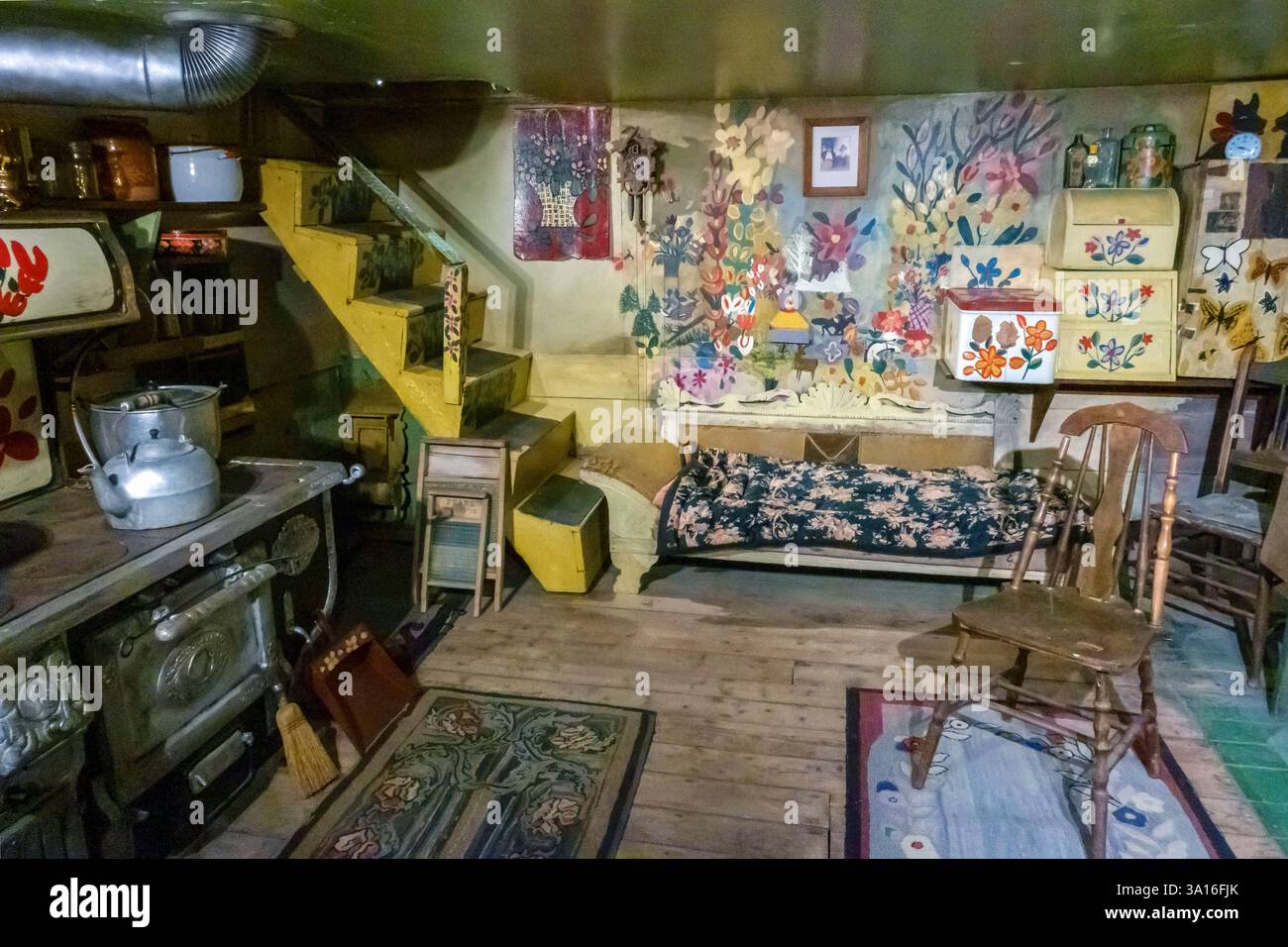 Canada, Nova Scotia province, Halifax, Maud Lewis Art Gallery, the home ...