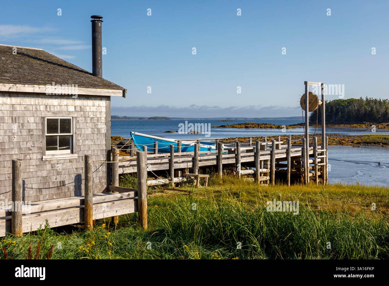 Canada, province of Nova Scotia, West Pubnico, French-speaking Acadian ...