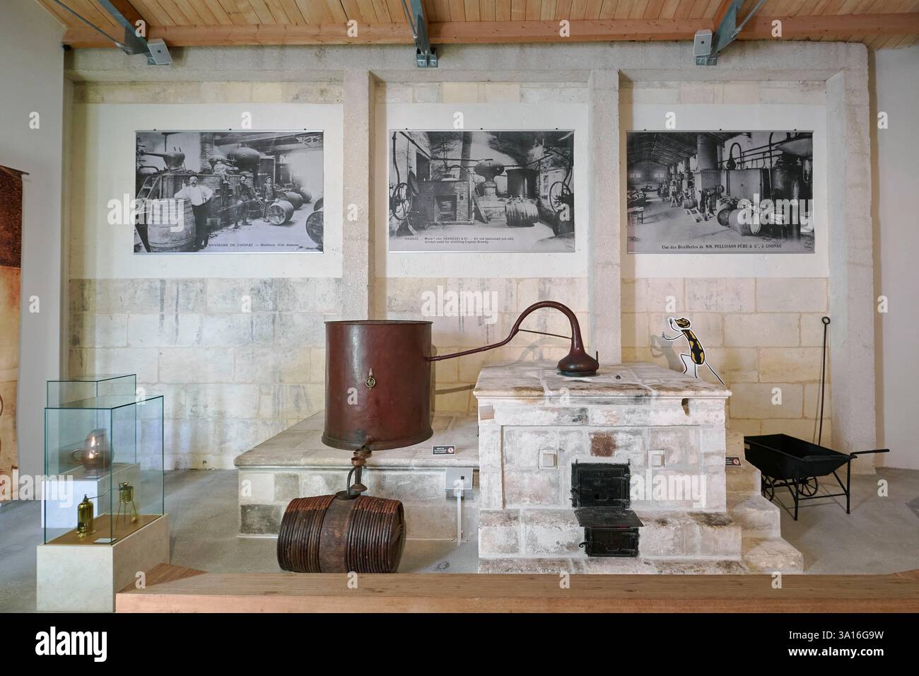 France, Charente, Cognac, Savoir faire du Cognac Museum formerly the ...