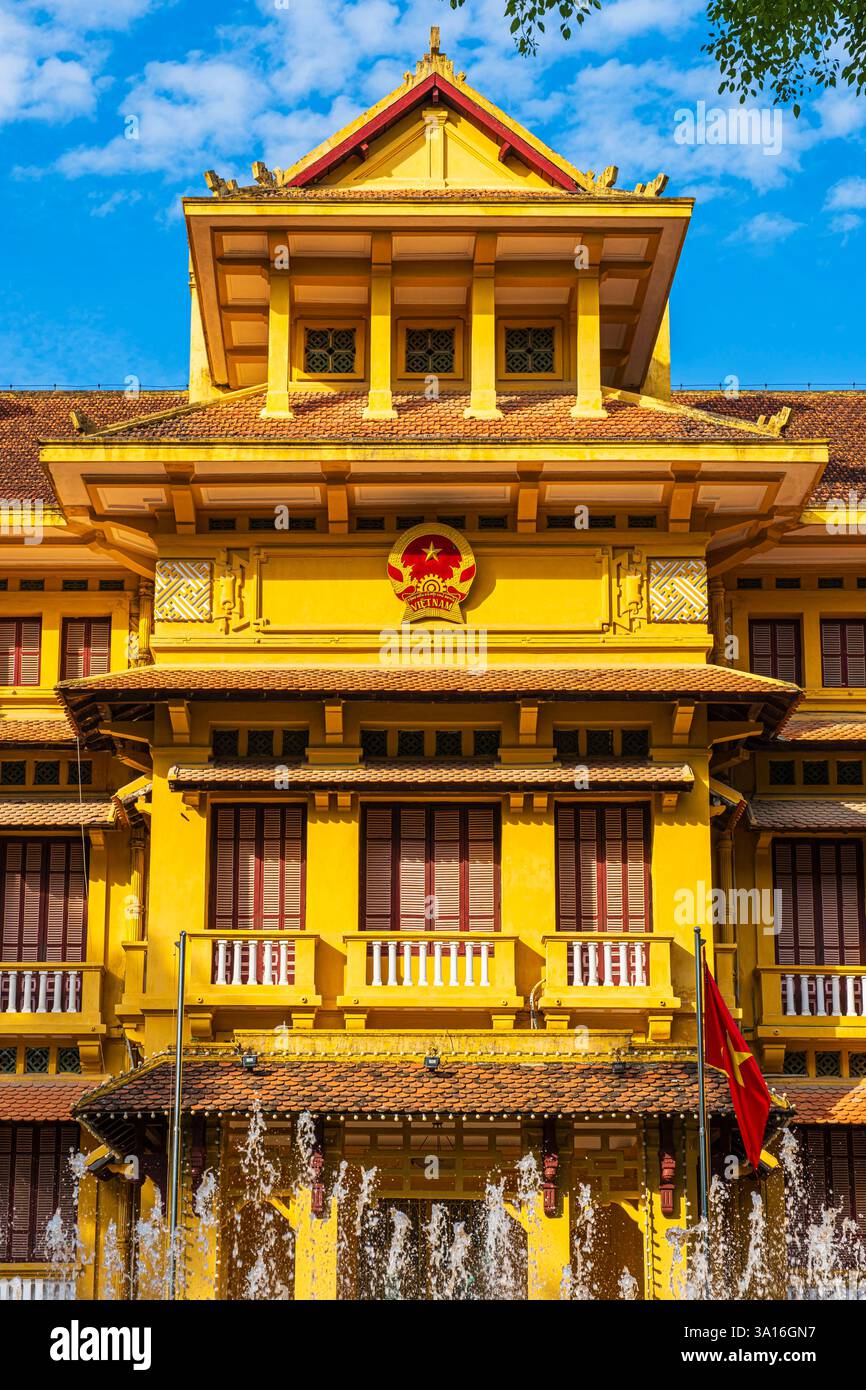 Vietnam, Hanoi, Ba Dinh district, building of the Ministry of Foreign ...