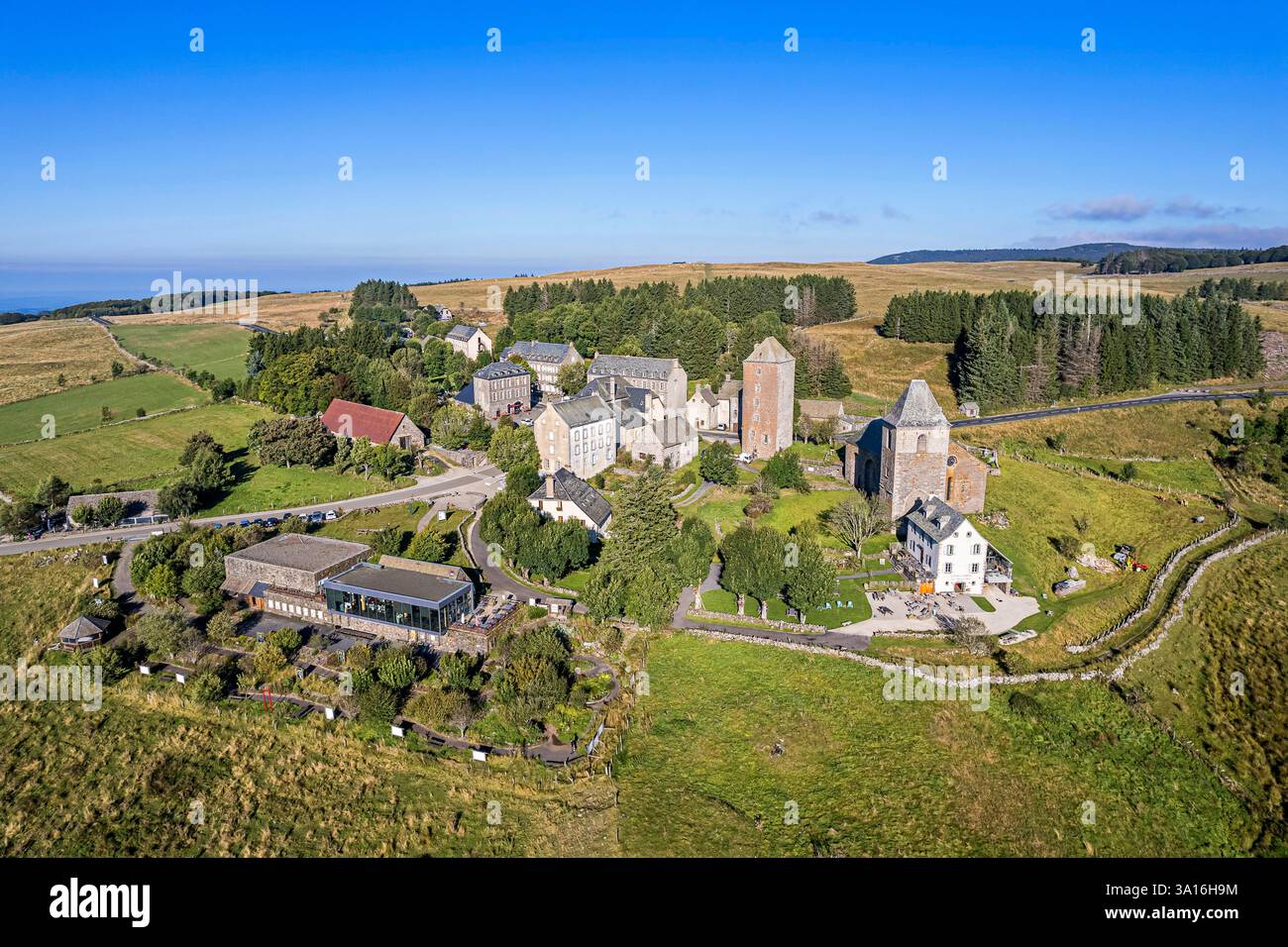 France, Aveyron, St Chely d'Aubrac, Aubrac, the house of Aubrac, the ...