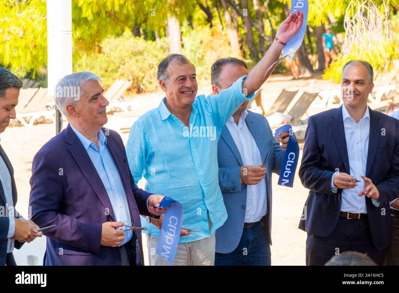 Greece, Evia regional district, Club Med Gregolimano, inauguration by ...