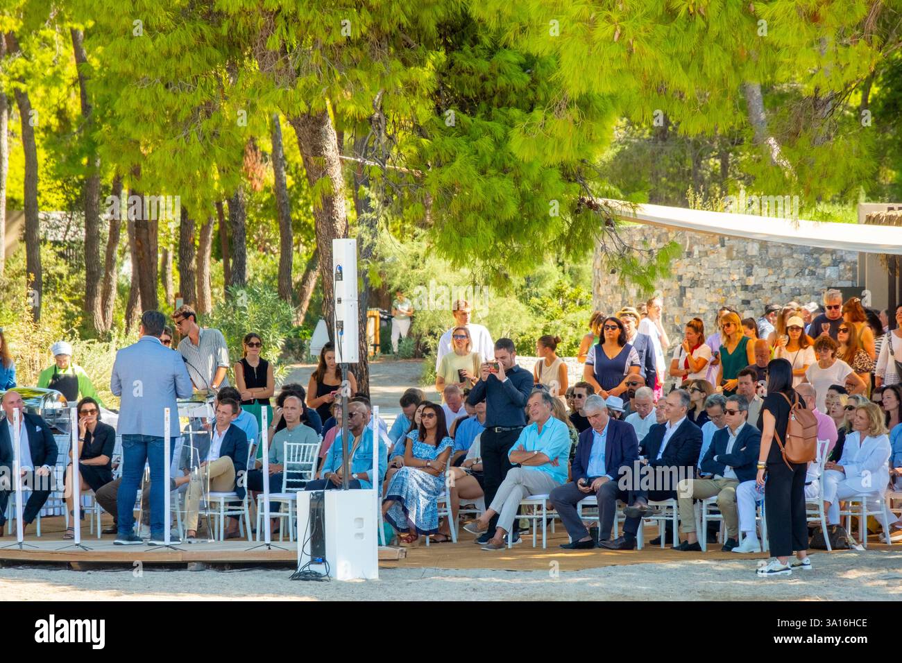 Greece, Evia regional district, Club Med Gregolimano, inauguration by ...