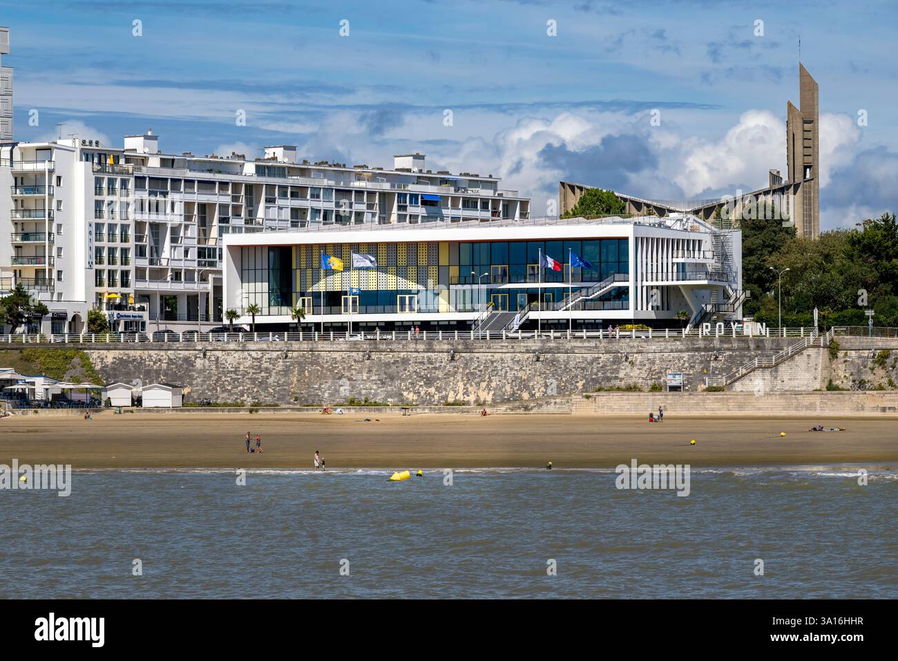 France, Charente-Maritime, Royan, the convention center (1957) designed ...