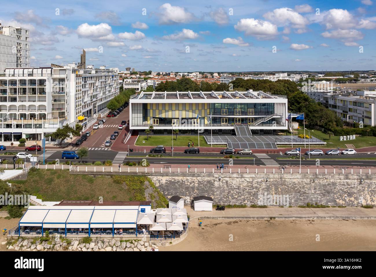 France, Charente-Maritime, Royan, the convention center (1957) designed ...