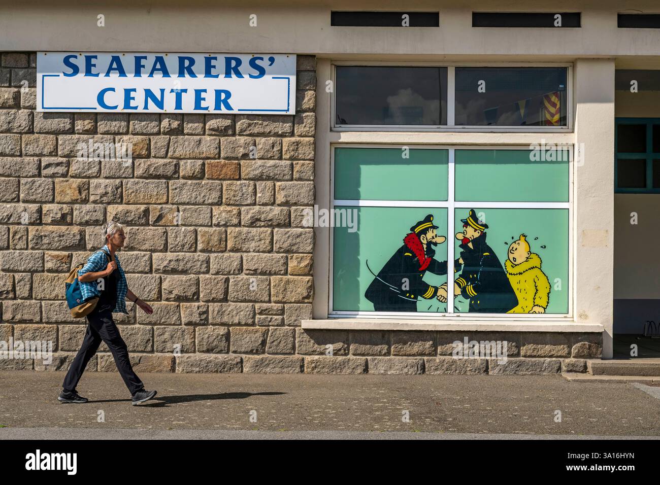 France, Loire Atlantique, Saint Nazaire, Seafarers' center, welcoming ...